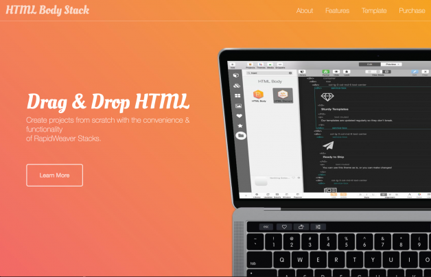 HTML Body – New RapidWeaver Stack